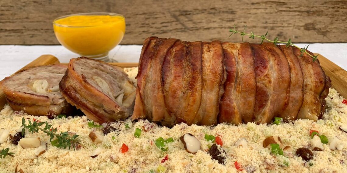 Receita de falso lombo, farofa e molho de manga para fazer na Ceia de ...
